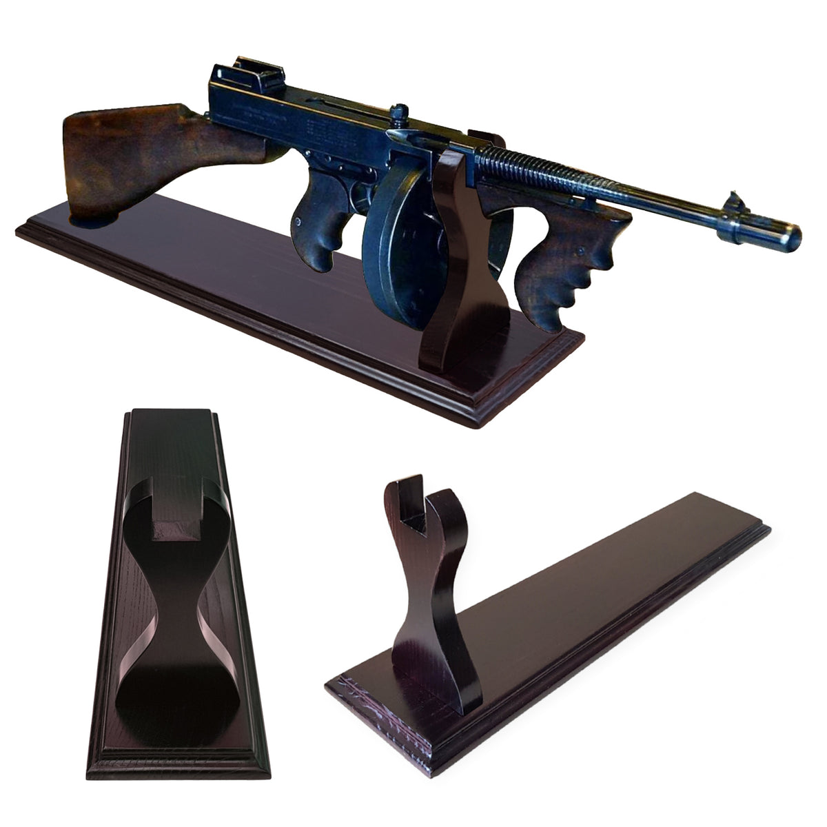 Stand for The Submachine Thompson (Tommy Gun) - Natural Wood – Bokuto Shop