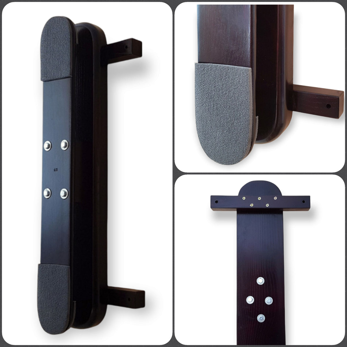 Makiwara - Wall mounted - Wooden padded striking post - two levels (73 ...